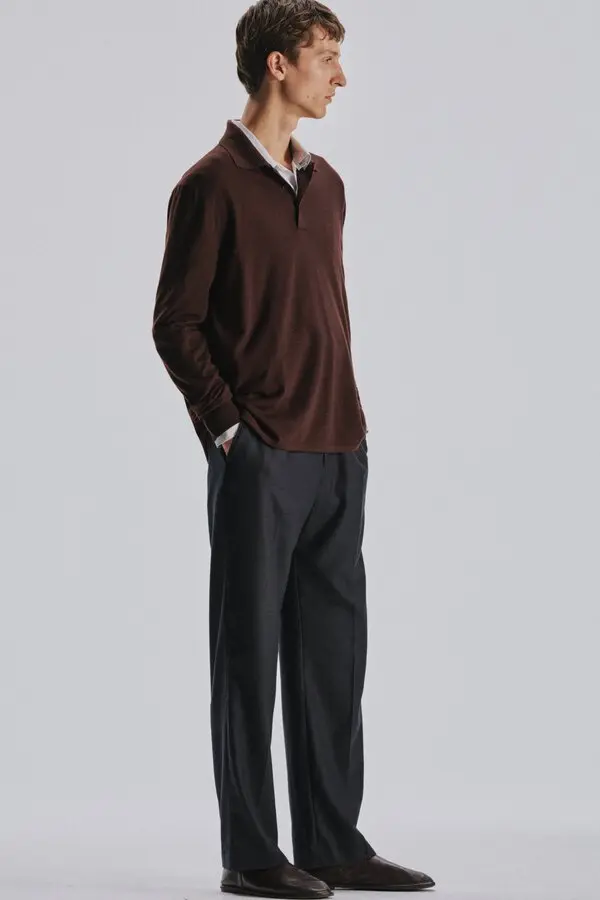 THE ROW Tami Pant - Dark Navy