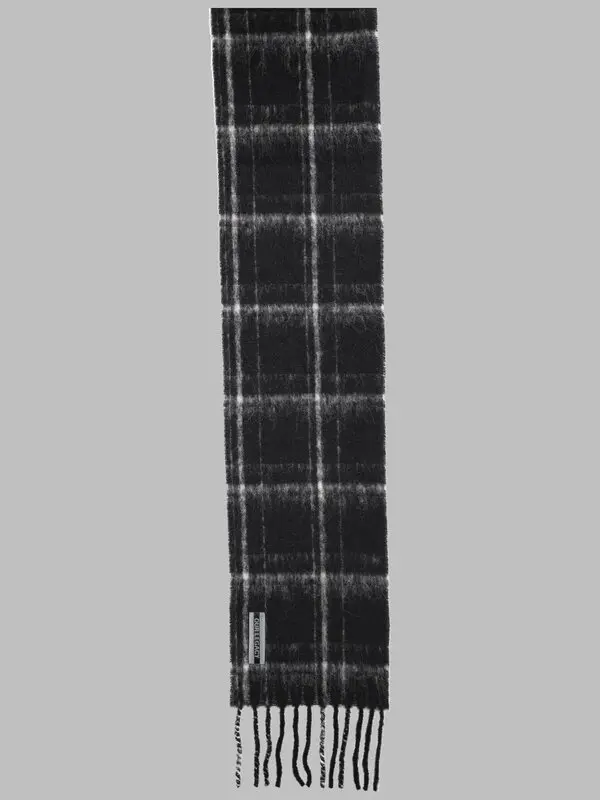 Our Legacy Sciarpa In Alpaca E Lana - Black
