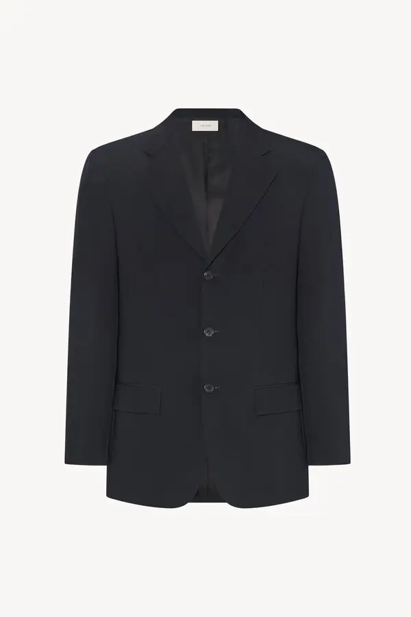 THE ROW Wren Pinstriped Wool Single-breasted Jacket