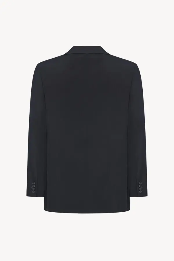 THE ROW Wren Pinstriped Wool Single-breasted Jacket