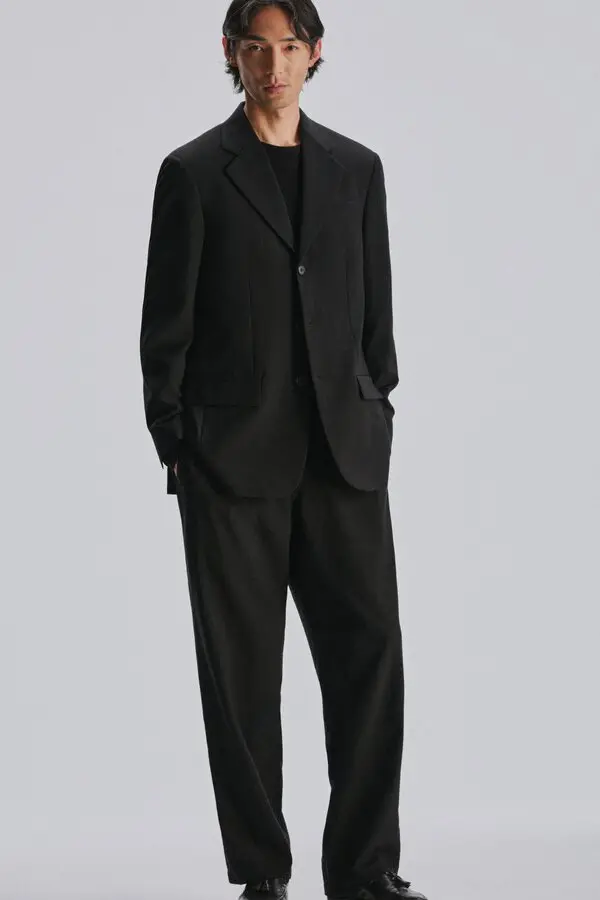 THE ROW Wren Pinstriped Wool Single-breasted Jacket