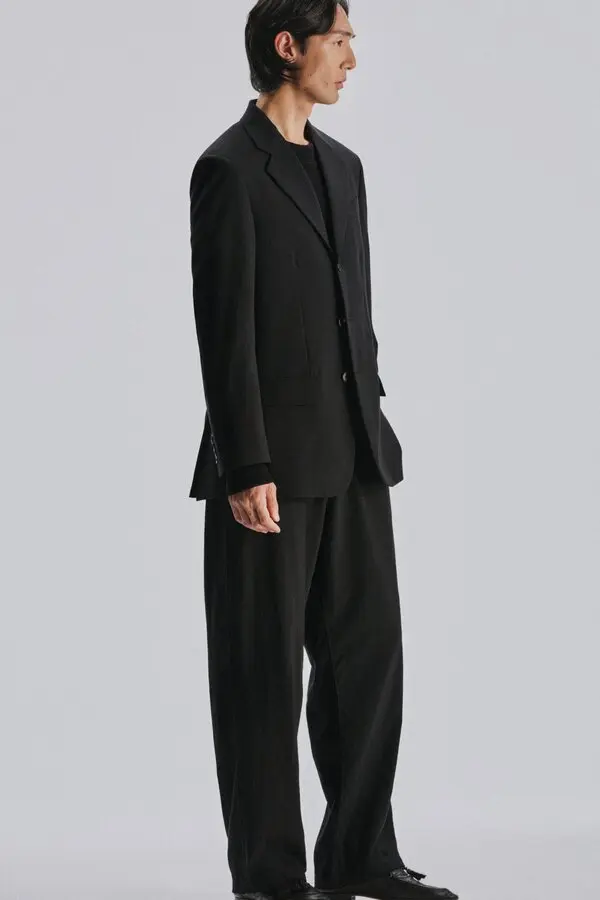 THE ROW Wren Pinstriped Wool Single-breasted Jacket