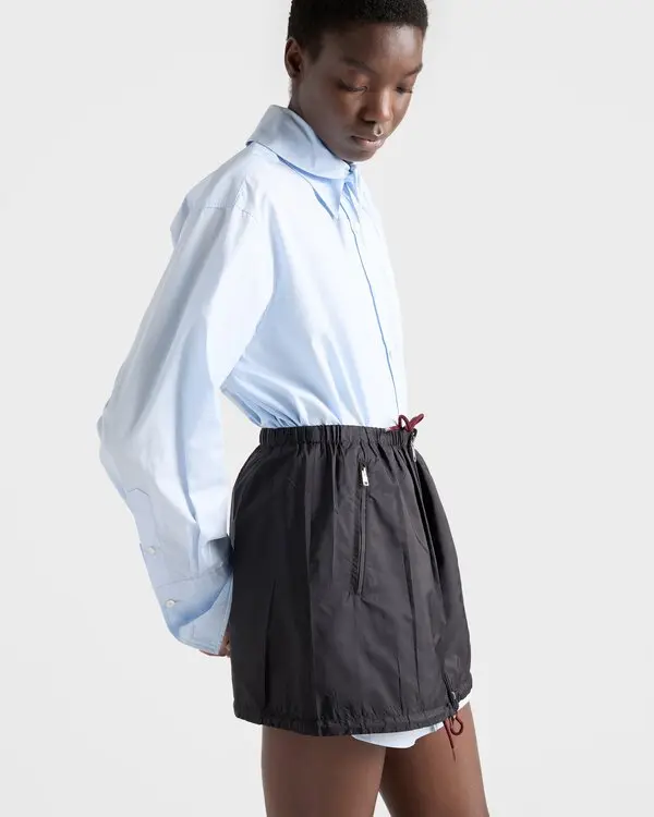 Prada Lightweight Re-nylon Miniskirt