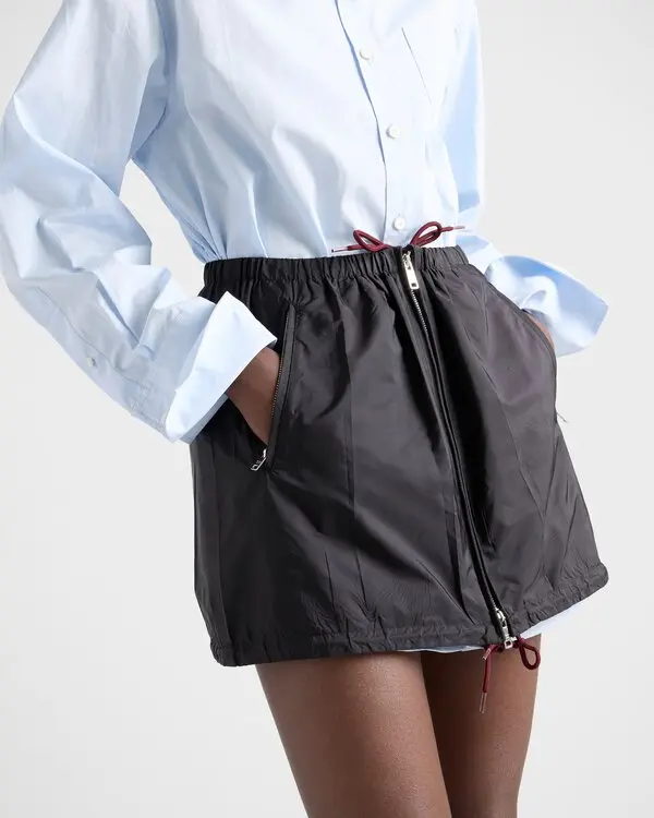 Prada Lightweight Re-nylon Miniskirt