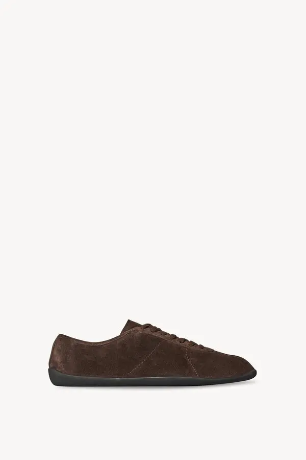 THE ROW Clement Sneakers - Medium Brown