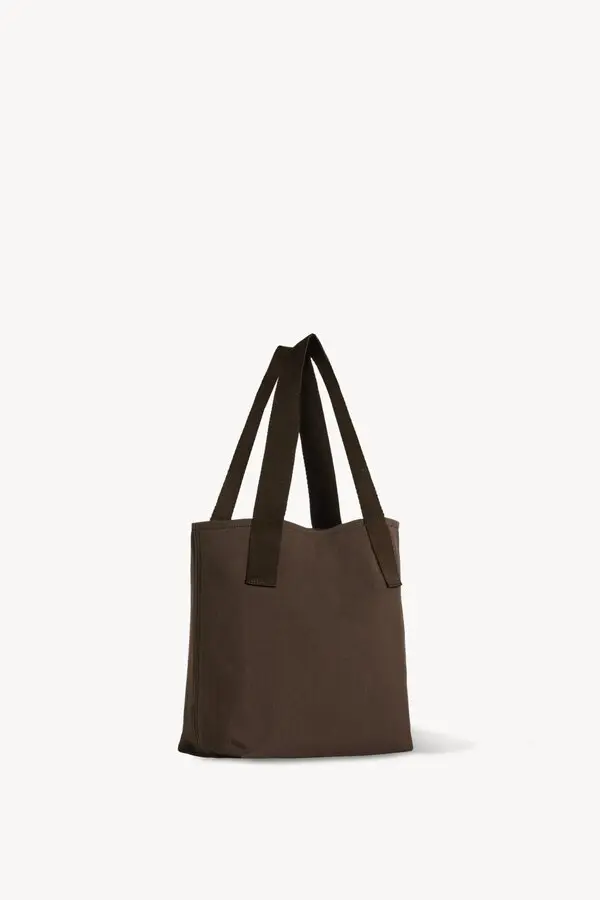 THE ROW Small N/s Brian Tote Bag - Dark Brown