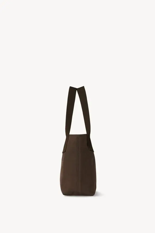 THE ROW Small N/s Brian Tote Bag - Dark Brown