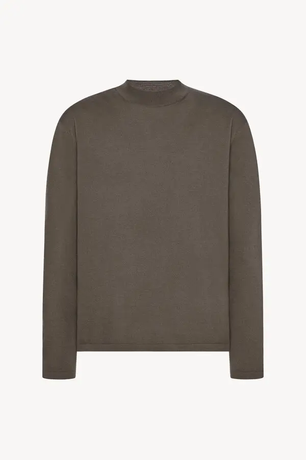 THE ROW Nabuk Sweater - Concrete