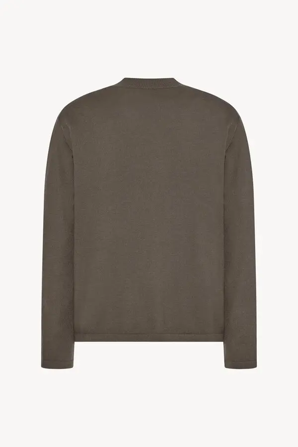 THE ROW Nabuk Sweater - Concrete