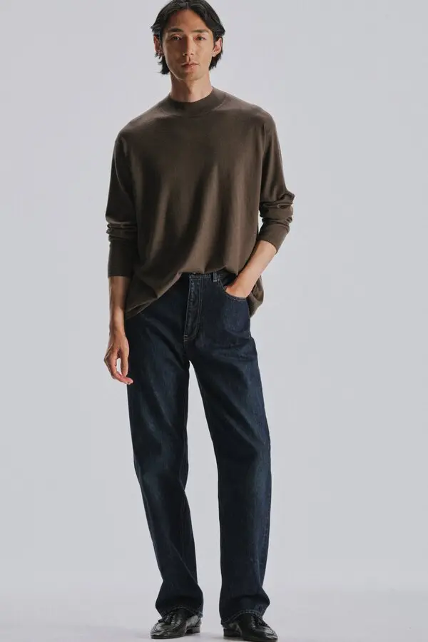 THE ROW Nabuk Sweater - Concrete