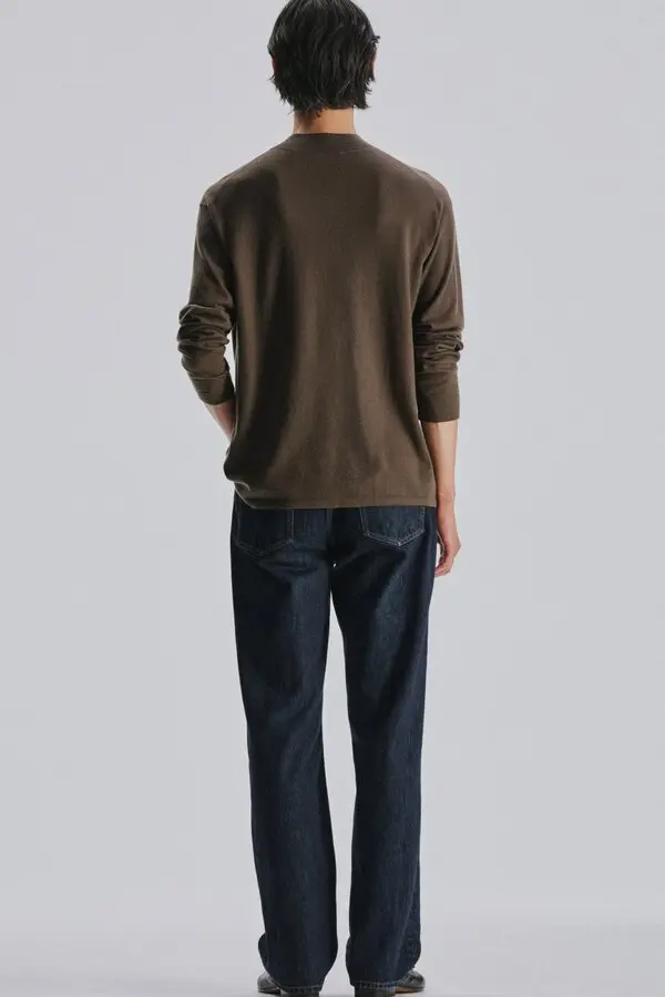 THE ROW Nabuk Sweater - Concrete
