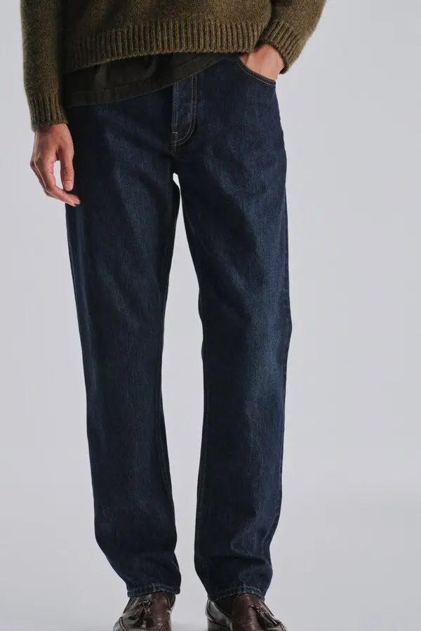 THE ROW Moe Jeans - Medium Indigo
