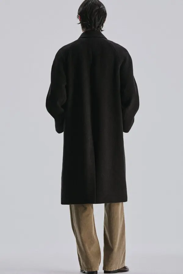 THE ROW Perlin Coat - Dark Charcoal