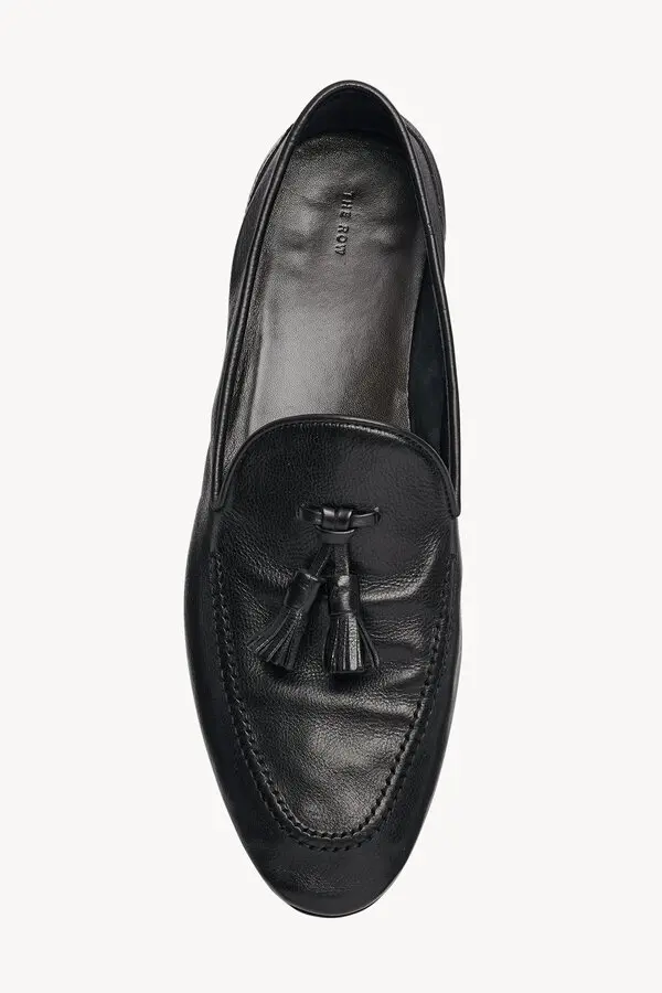 THE ROW Caden Loafer - Black