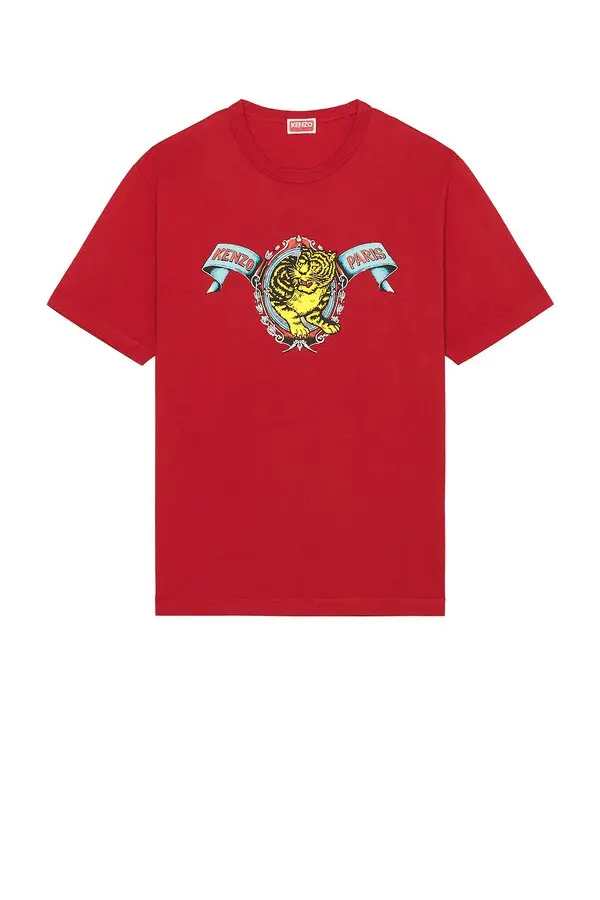Kenzo Jumping Tiger Classic T-shirt - Vermillion