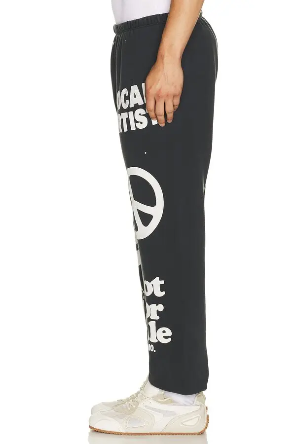 MadeWorn Art Happens P.e. Sweatpants In Black