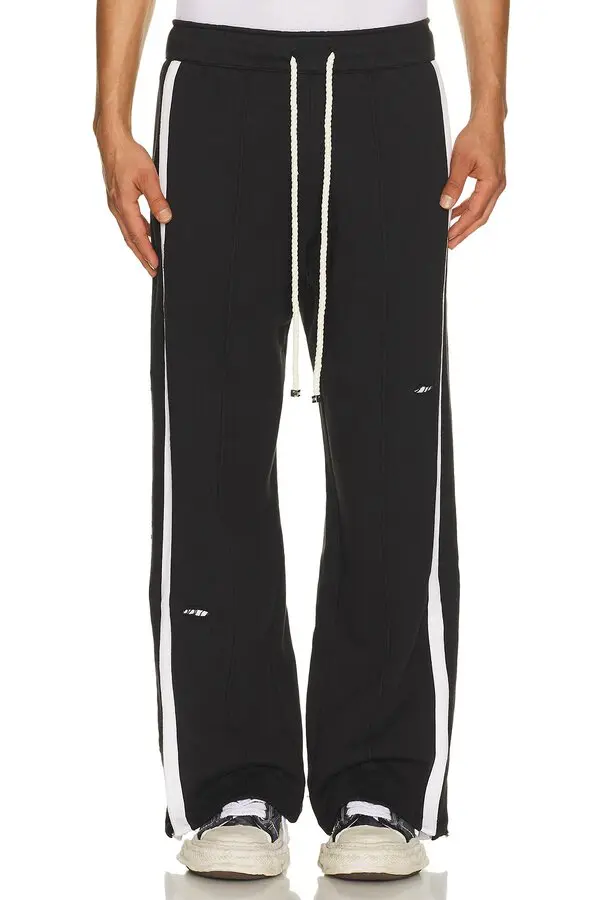 NAHMIAS Repaired Track Pant In Black