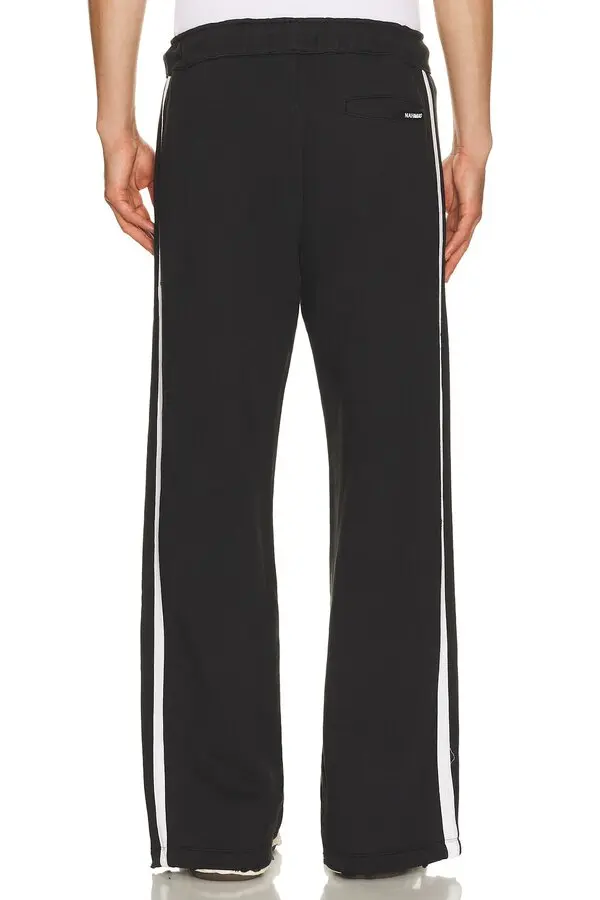 NAHMIAS Repaired Track Pant In Black
