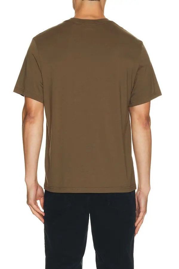 FRAME Short Sleeve Light Cotton Tee - Deep Olive