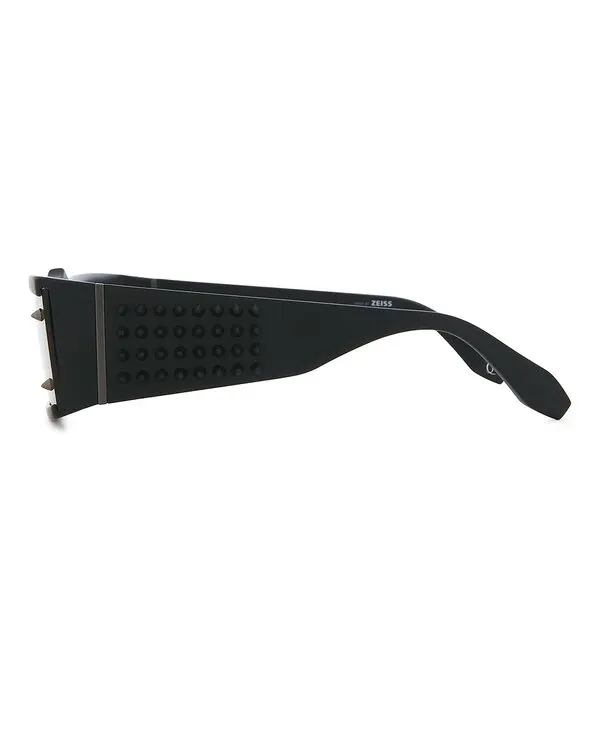 CHRISTIAN LOUBOUTIN Rectangular Acetate Sunglasses - Black