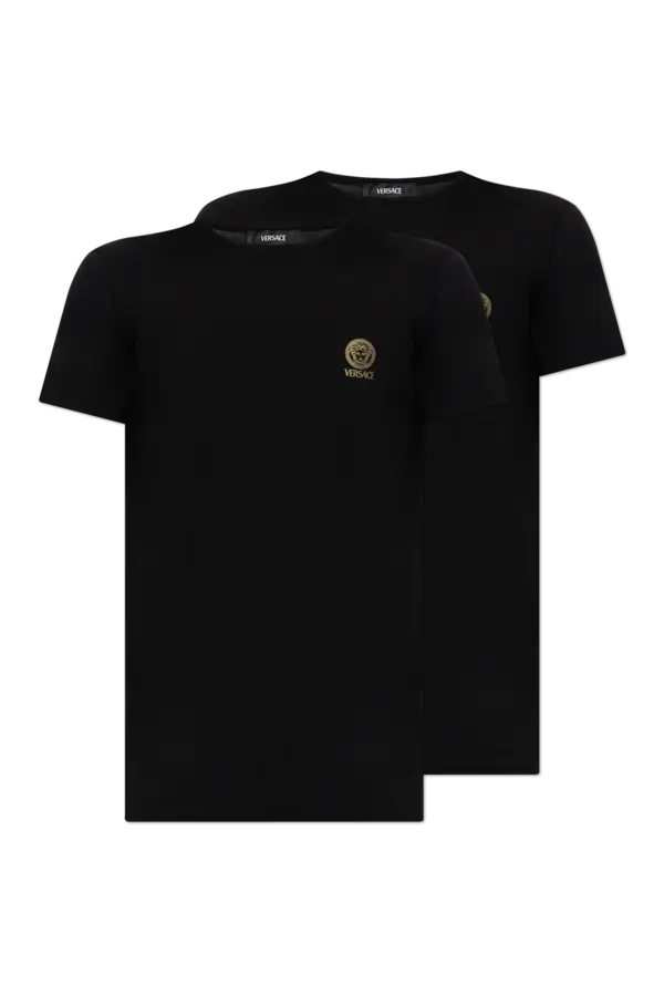 Versace 2-pack Of Cotton T-shirts