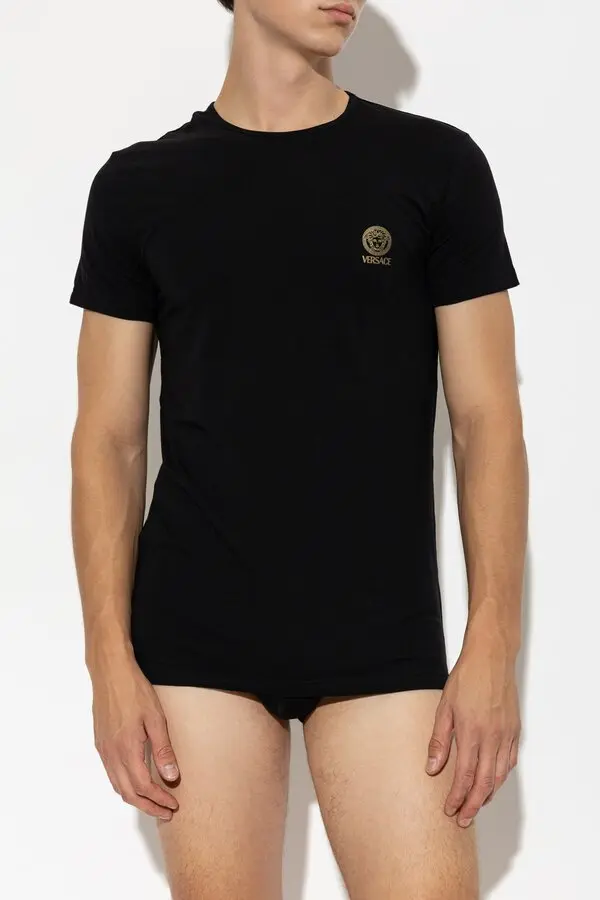 Versace 2-pack Of Cotton T-shirts