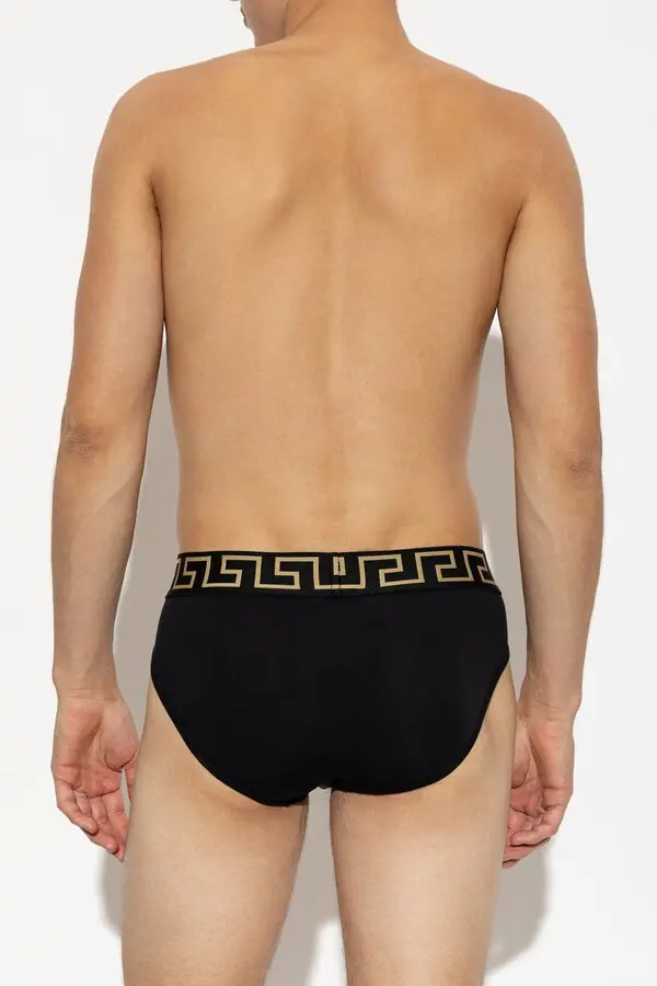 Versace 2-pack Of Cotton Briefs