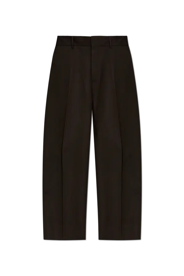 Studio Nicholson Wool Trousers In Fume