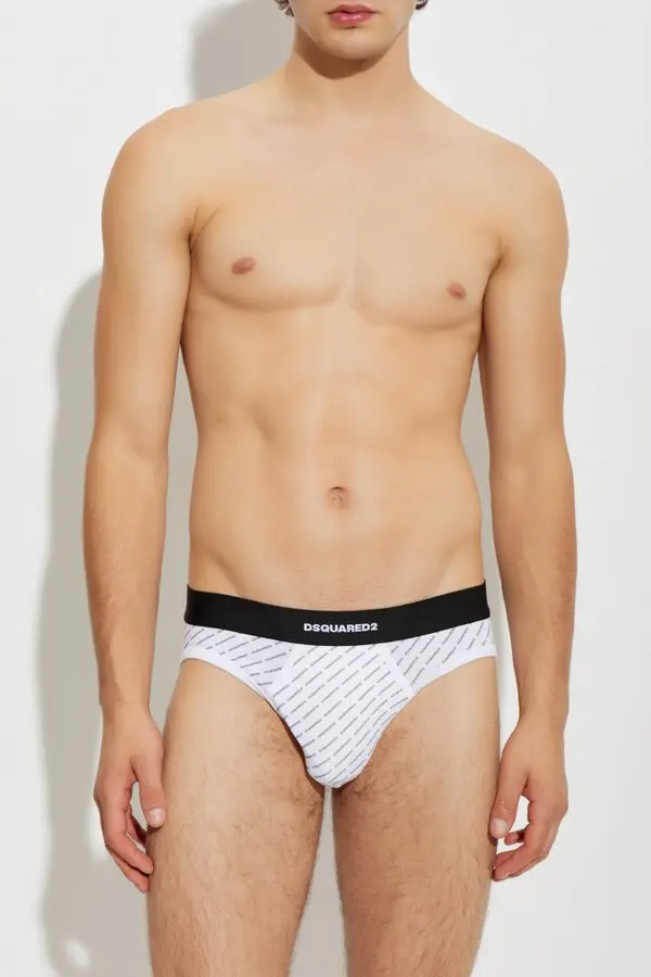 Dsquared2 Cotton Briefs With Monogram