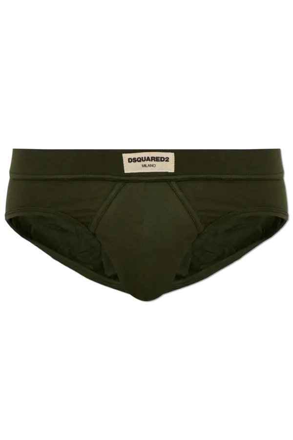 Dsquared2 Briefs With Logo - Green