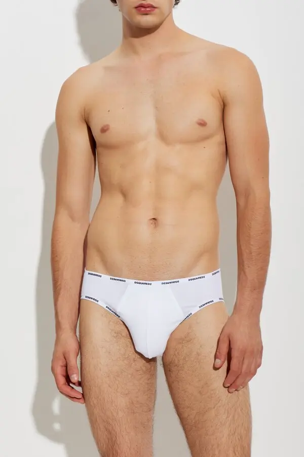 Dsquared2 Cotton Briefs With Logo