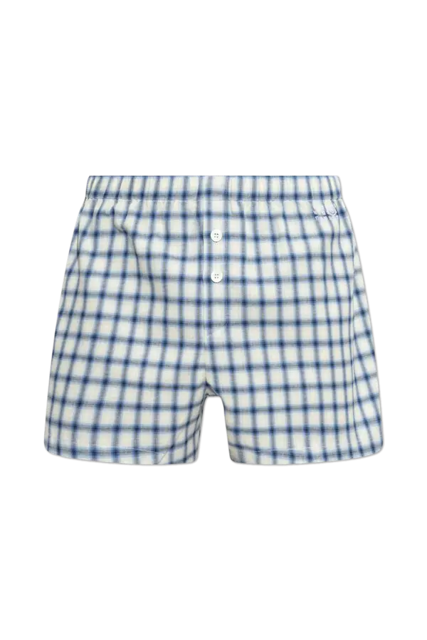 MAISON MARGIELA Boxers With A Check Pattern