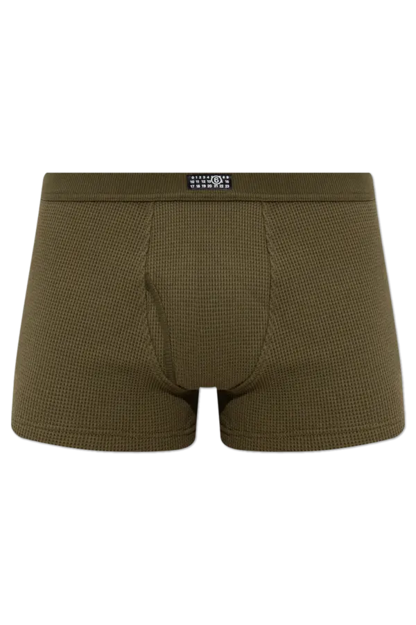 MAISON MARGIELA Cotton Boxers - Green