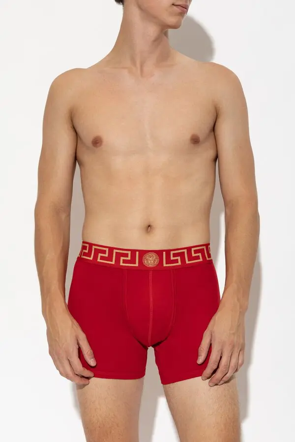 Versace Cotton Boxers With Logo