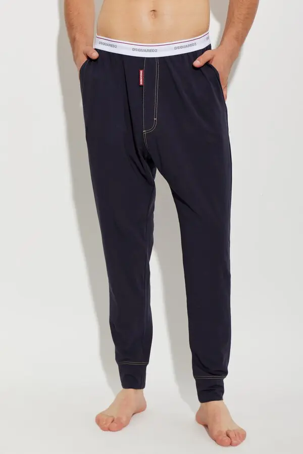 Dsquared2 Cotton Trousers From The `underwear` Line