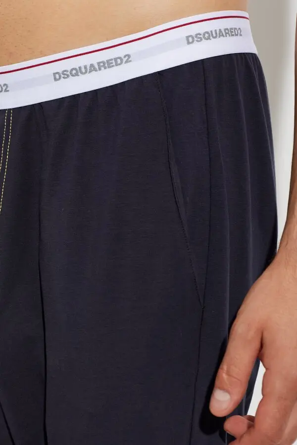 Dsquared2 Cotton Trousers From The `underwear` Line
