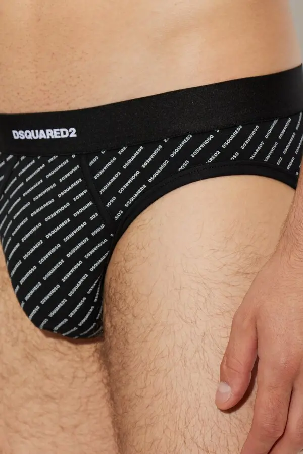 Dsquared2 Cotton Briefs With Monogram