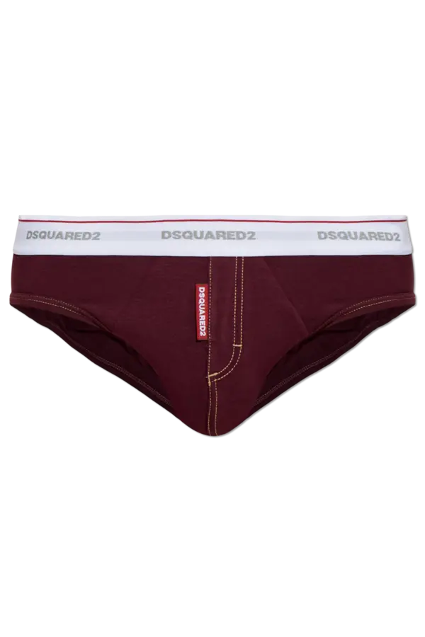 Dsquared2 Cotton Briefs With Logo