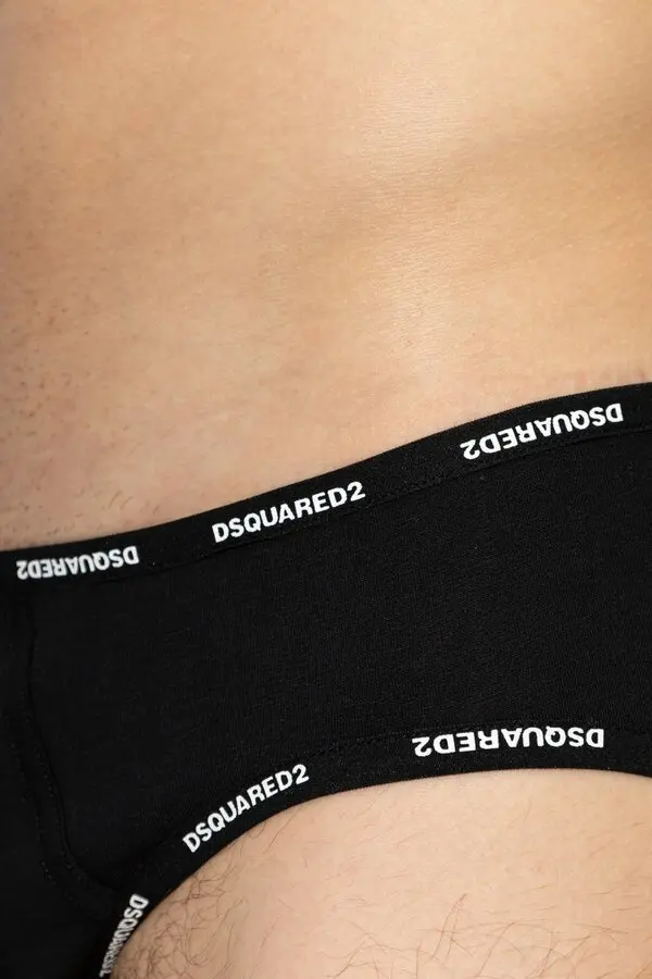 Dsquared2 Cotton Briefs With Logo