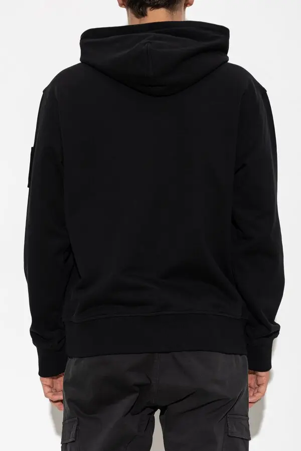 Moose Knuckles Cotton Hoodie With Metal Embellishments