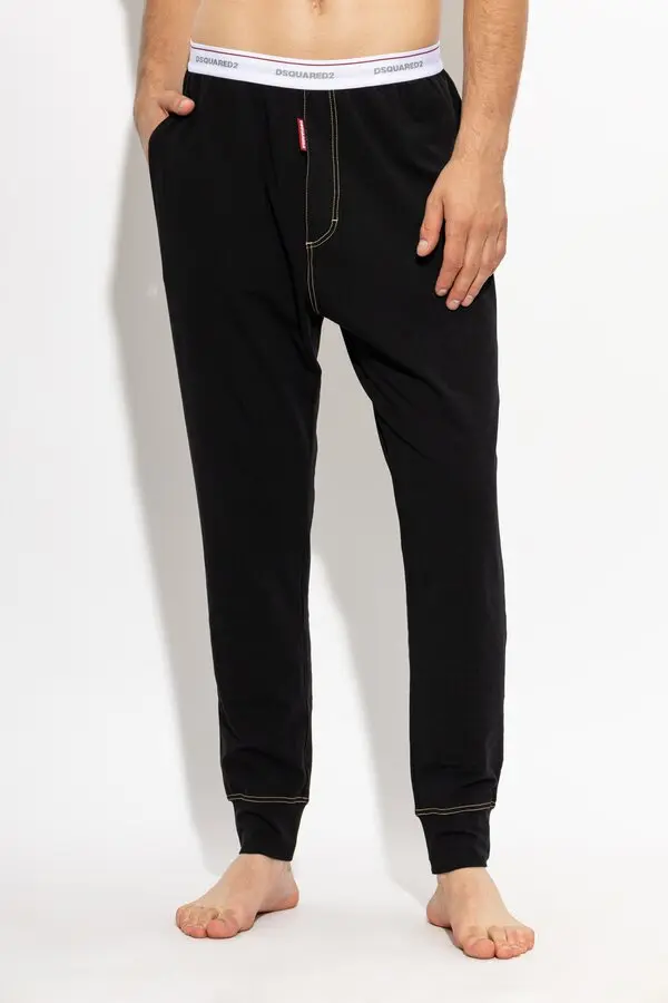 Dsquared2 Cotton Trousers From The `underwear` Line