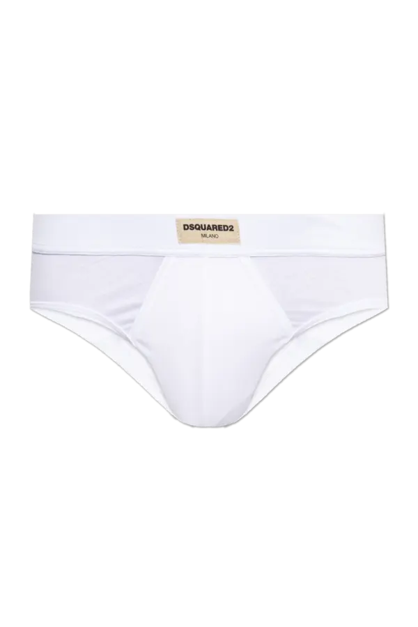 Dsquared2 Briefs With Logo - White