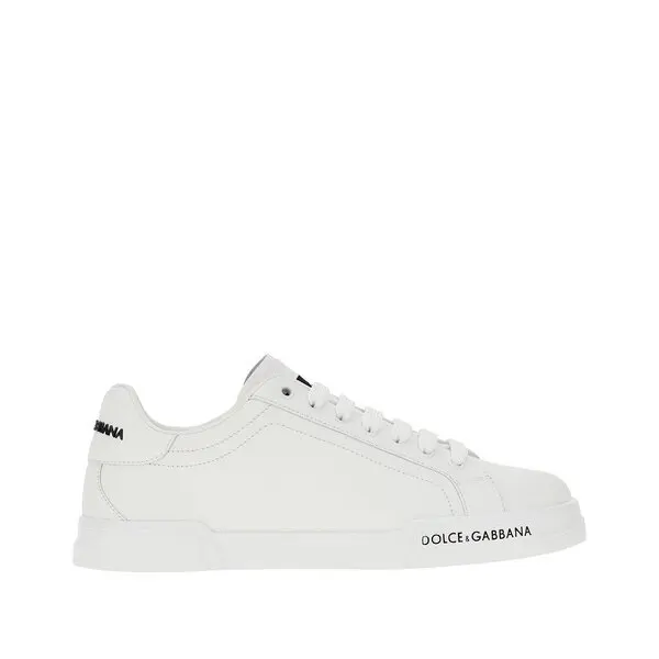 Dolce & Gabbana Nappa Leather 'portofino' Sneakers - White