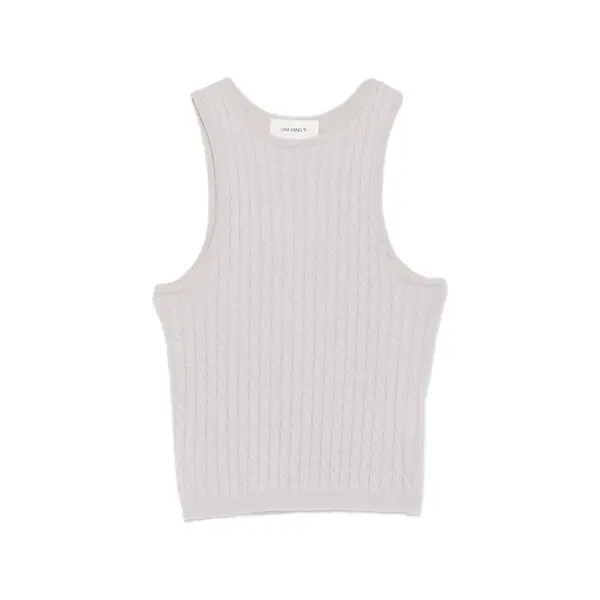 LISA YANG Grey Tops Vests & Tank Tops