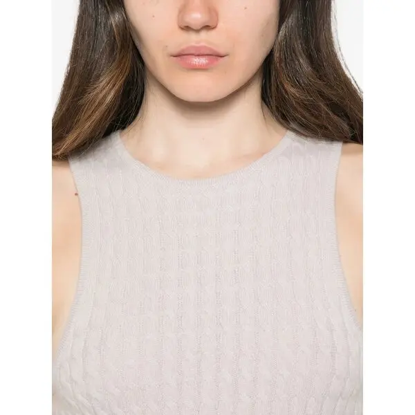LISA YANG Grey Tops Vests & Tank Tops