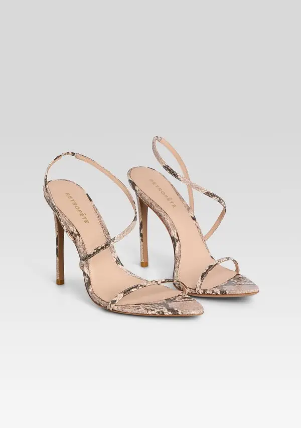 Retrofete Naomi High Heel Sandals - Python