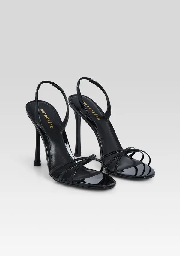 Retrofete Anabel High Heel Sandals - Black