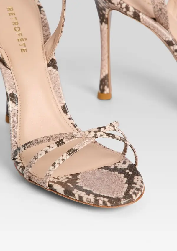 Retrofete Anabel Sandal - Python