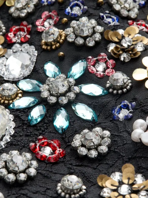 Alice + Olivia Jackie Embellished Bomber Jacket