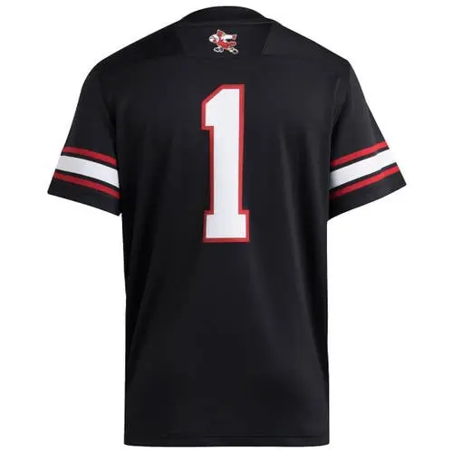 Adidas Louisville Cardinals Premier Strategy Jersey By - Black